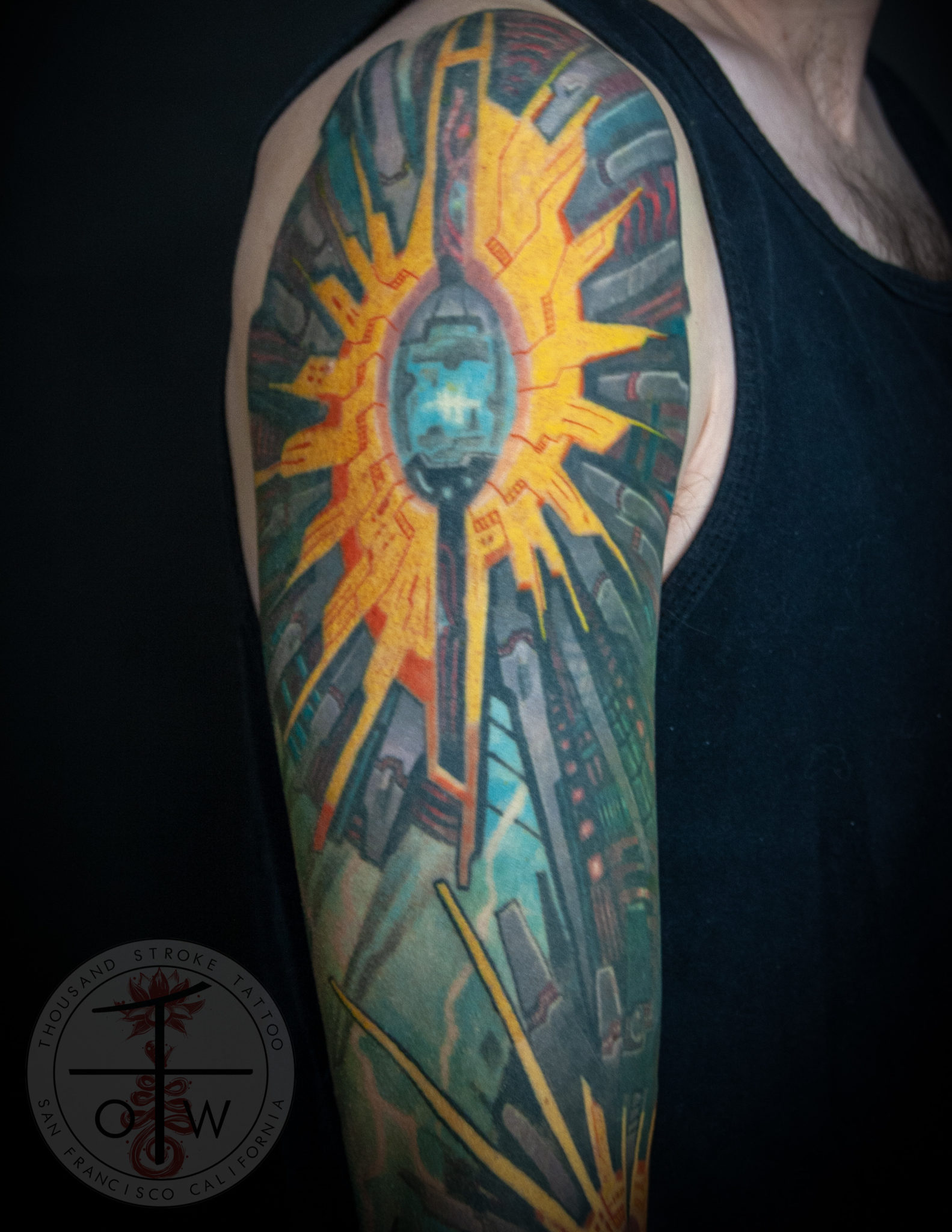 Oliver Tattoos COLOR TATTOOS · Thousand Stroke Tattoo Studio